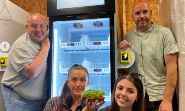 Vending Fridges with Free Microgreens Launched in North Wales