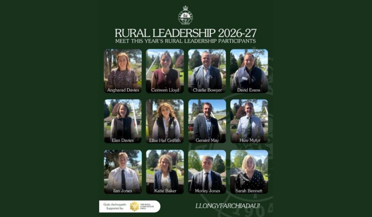 Royal Welsh Agricultural Society Announces 2026–27 Rural Leadership ...